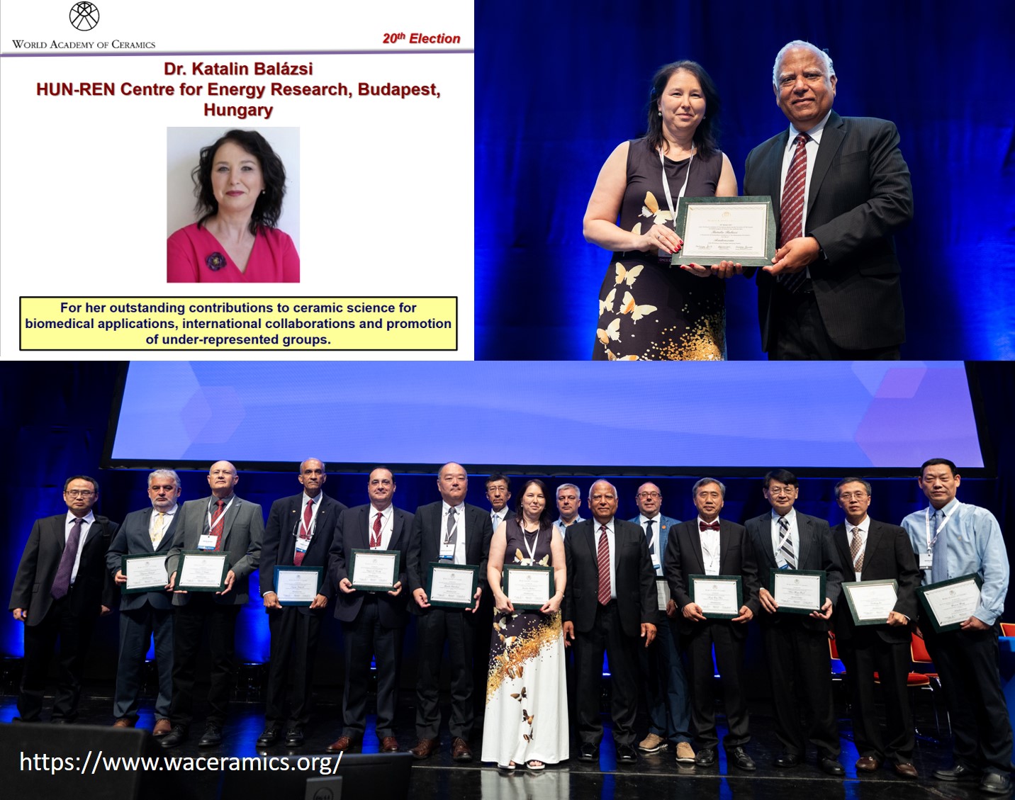 Balázsi Katalin WAC akadémikus - HUN-REN Energiatudományi Kutatóközpont